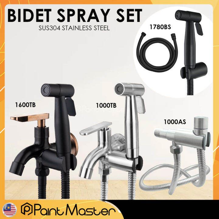 SUS304 HAND SPRAY BIDET with HOSE BATHROOM HANDHELD BIDET WITH BUBBLE ...