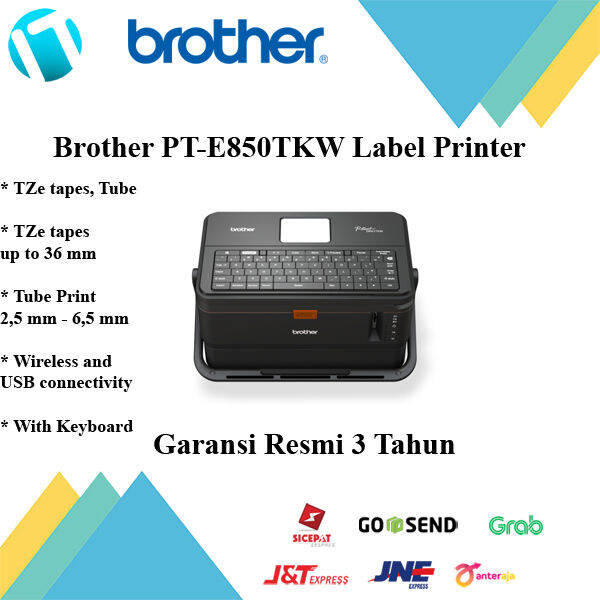 Printer Label Brother PRINTER PT-E850TKW Label Barcode & Tube Printer | Lazada Indonesia