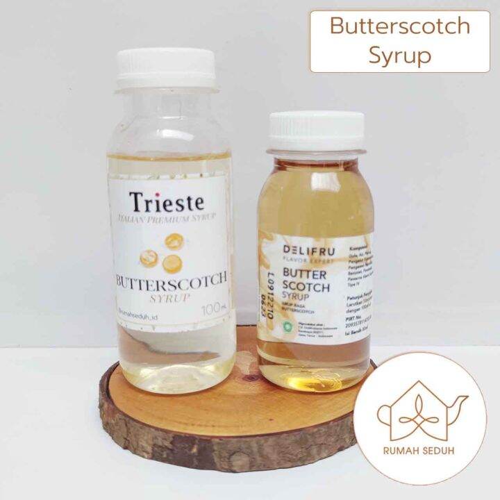 100 mL Sirup Butterscotch Trieste - Butter Scotch Italian Syrup - Harry ...