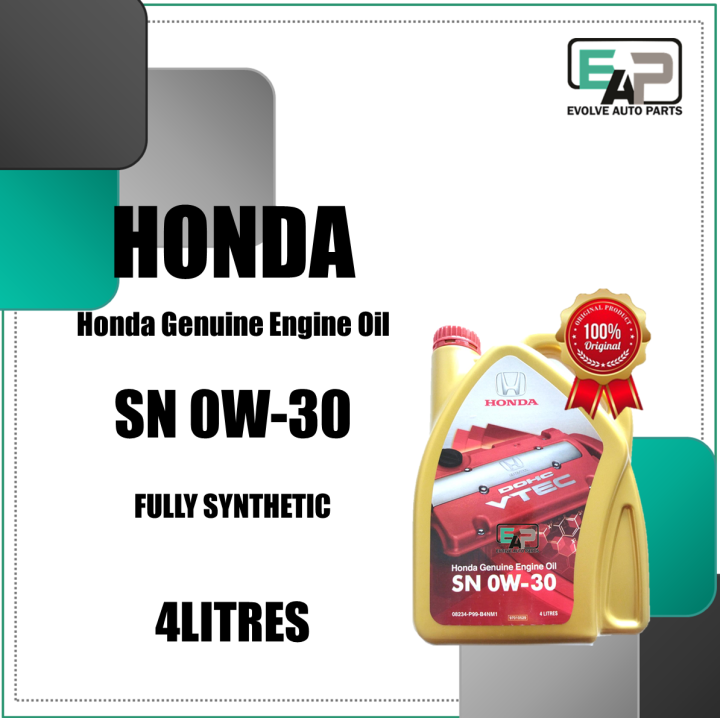 HONDA GENUINE ENGINE OIL SN 0W-30 4 LITRES | Lazada
