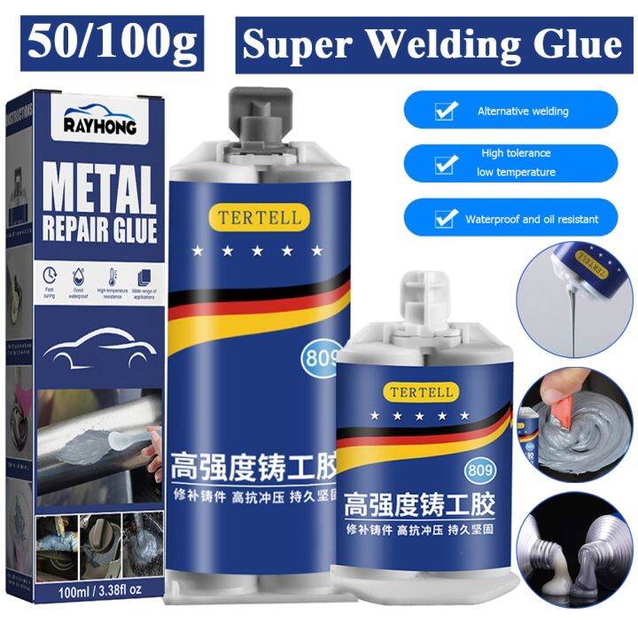 2 In 1 Metal Repair Paste Heat Resistance Cold Weld Repair Adhesive ...