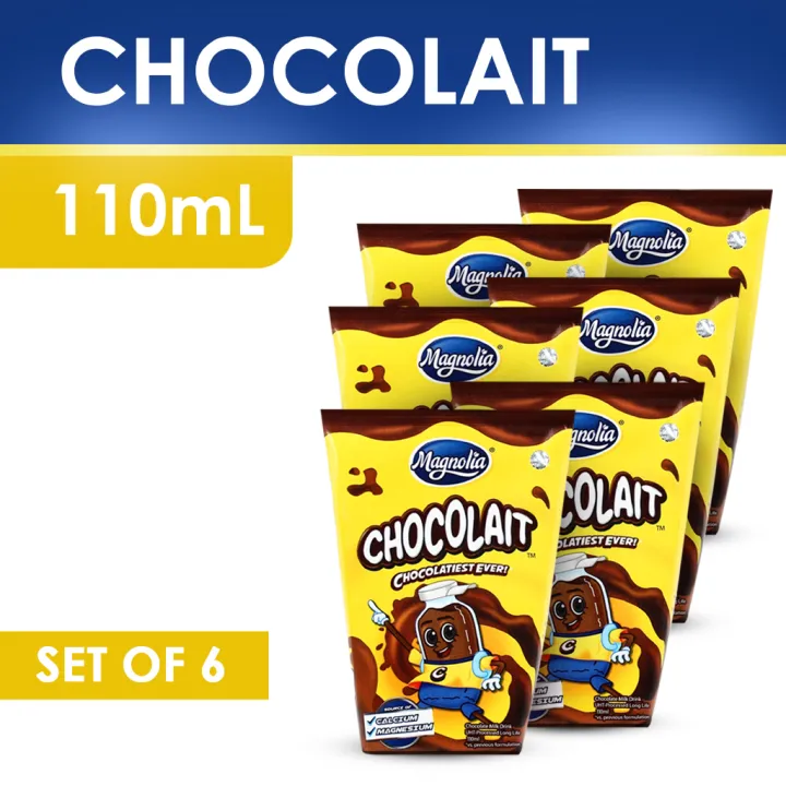 Magnolia Chocolait (110mL) Set of 6 | Lazada PH