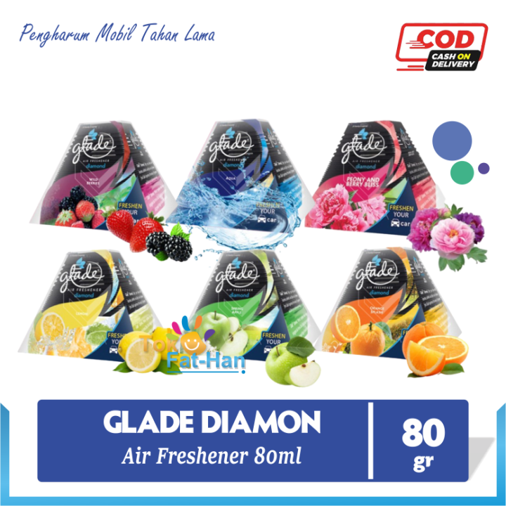 GLADE Diamon Air Freshener 80ml Pengharum Mobil / Glade pengharum ...