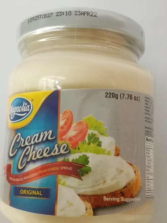 MAGNOLIA CREAM CHEESE, 220 grams, original pasteurized processed cream ...