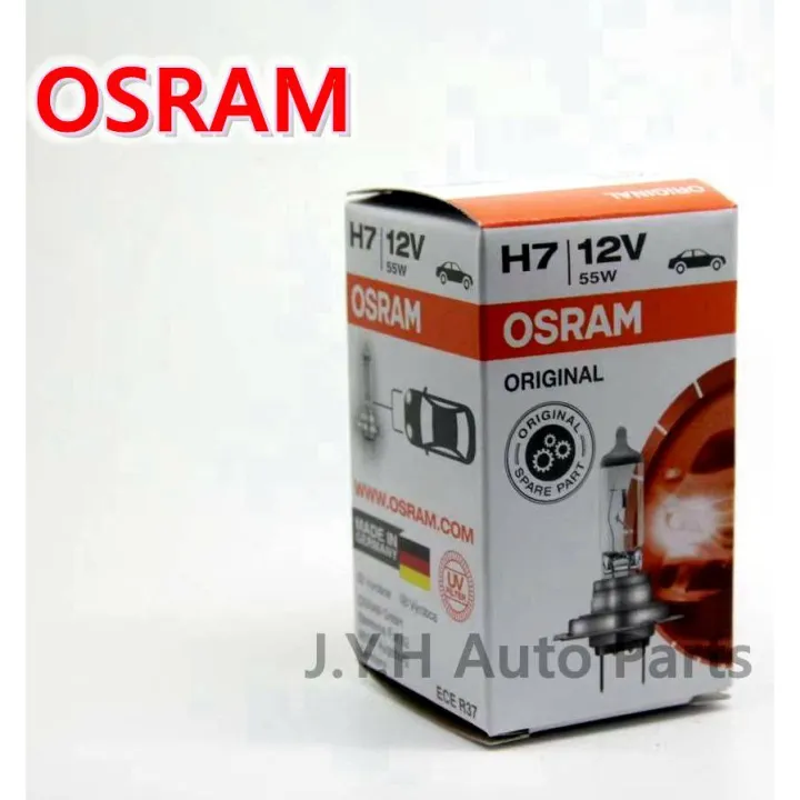 【Original Osram】Osram H7 12v/55w Alza Bulb Flx Bulb Hagolen Bulb MADE ...