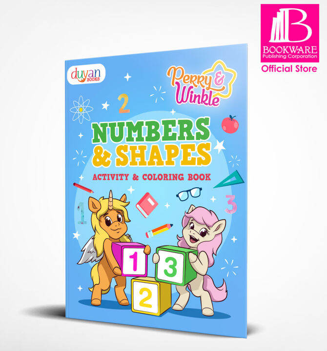 Perry & Winkle: Numbers & Shapes Activity & Coloring Book | Lazada PH