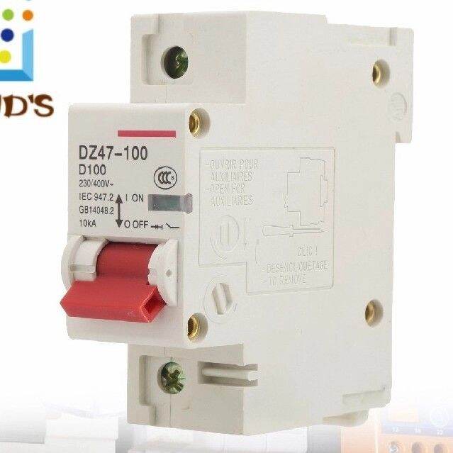 MCB DC 100A DZ47-100 100 Ampere D100 Solar Panel Surya Circuit Breaker ...