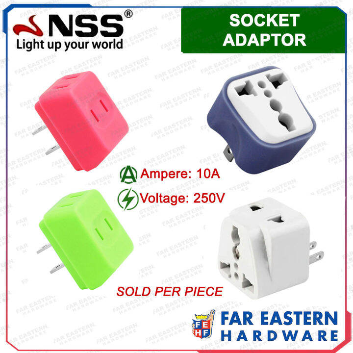 NSS Universal Socket Adaptor | Electrical Outlet Plug Adapter SOLD PER ...