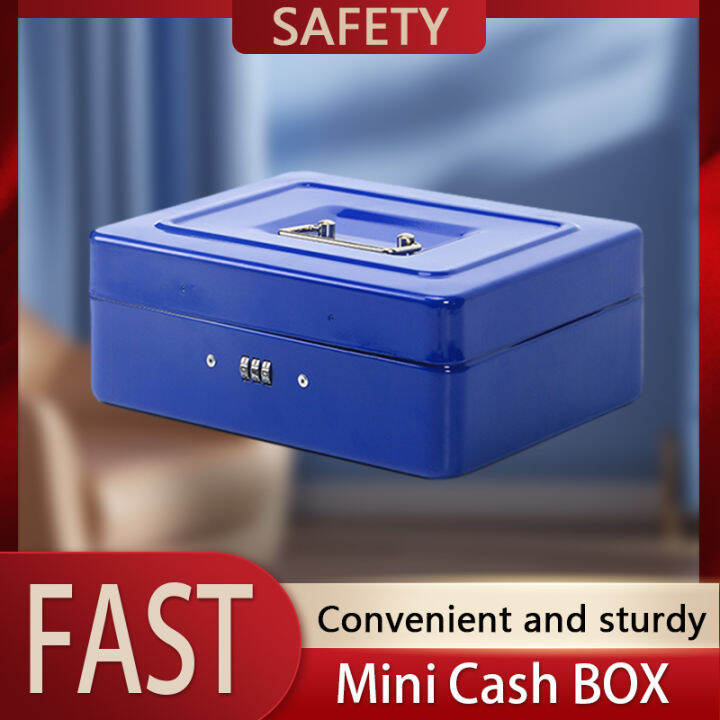 Password style Cash Box/ Portable Money Secret Security Safe Box Lock ...