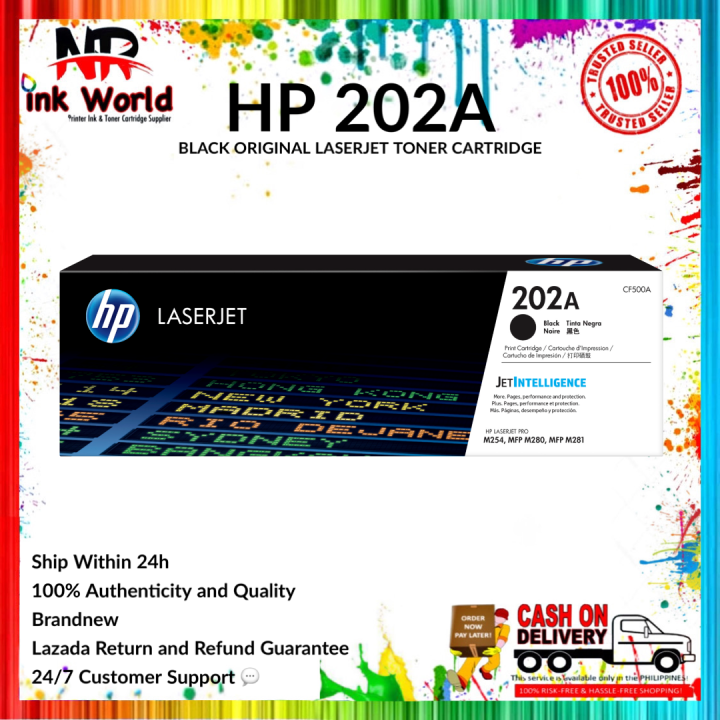 HP 202A Black Original LaserJet Toner Cartridge (CF500A) | Lazada PH