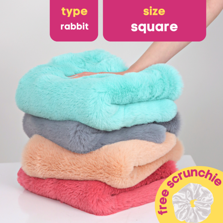 It's Faux PH Fluffy Fur Fabric 35 X 35 INCHES | Lazada PH