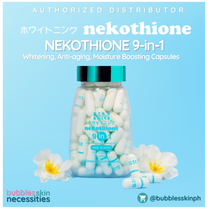 NEKO Nekothione 9-in-1 Capsules Whitening 1 BOTTLE/TRIAL PACK POUCHES ...