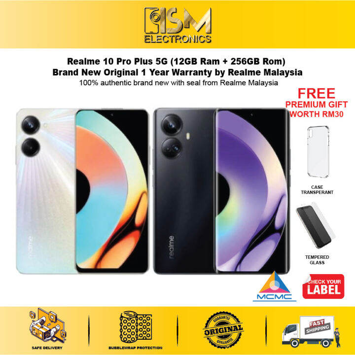 Realme 10 Pro Plus 5G (12GB Ram + 256GB Rom) Original and 1 Year ...