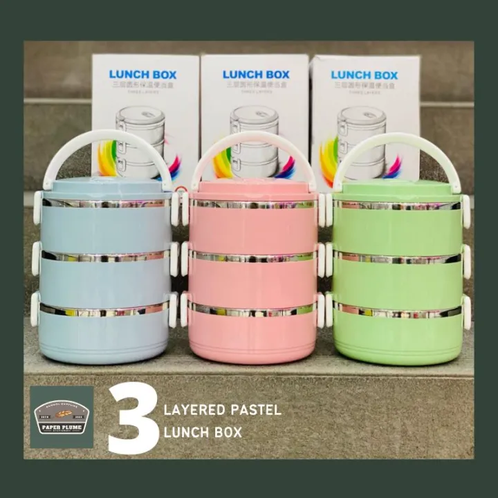 3 Layered lunch box | Lazada PH