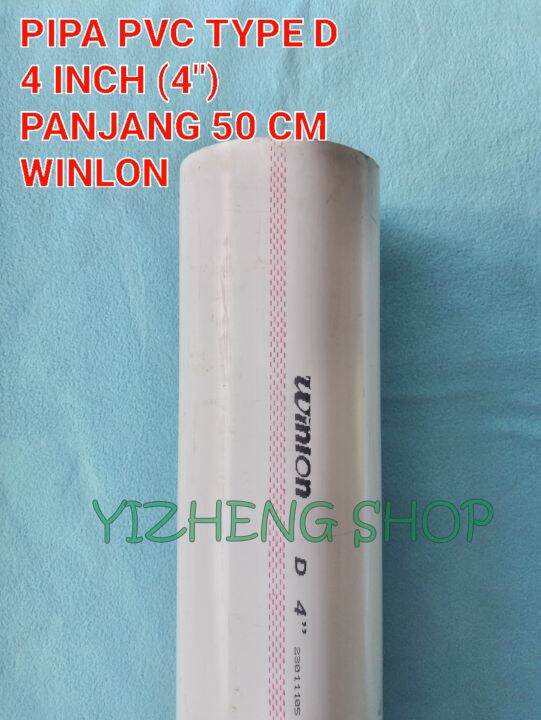 PIPA PVC 4 INCH PUTIH WINLON 50CM | Lazada Indonesia