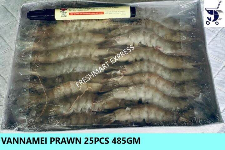 PREMIUM VANNAMEI PRAWN 25PCS 485GM | Lazada