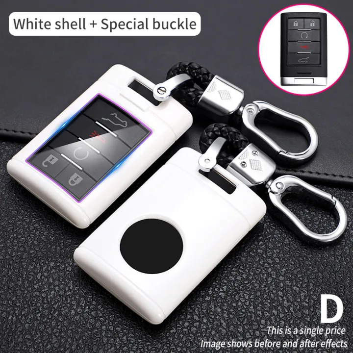 (enghef) Carbon Fiber Abs Remote Smart Key Cover Case Shell Fob For ...
