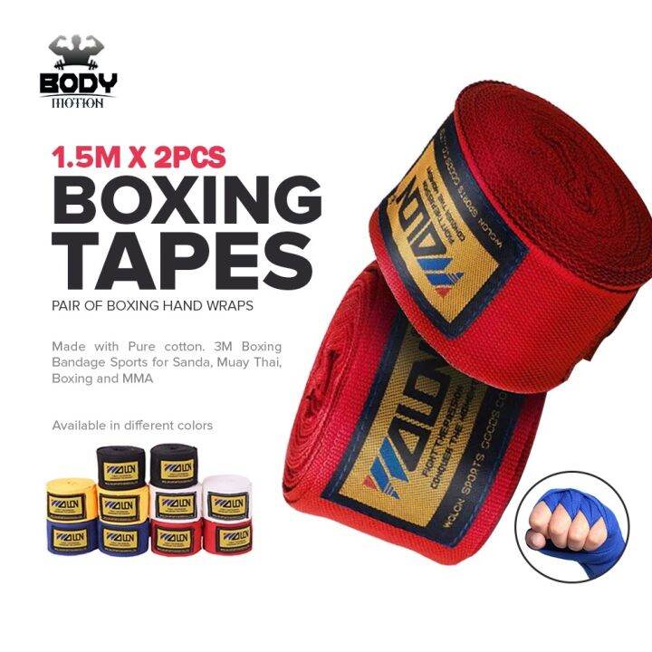 Hand Pair Strap Bandage Muay Thai Wrap MMA | Lazada PH