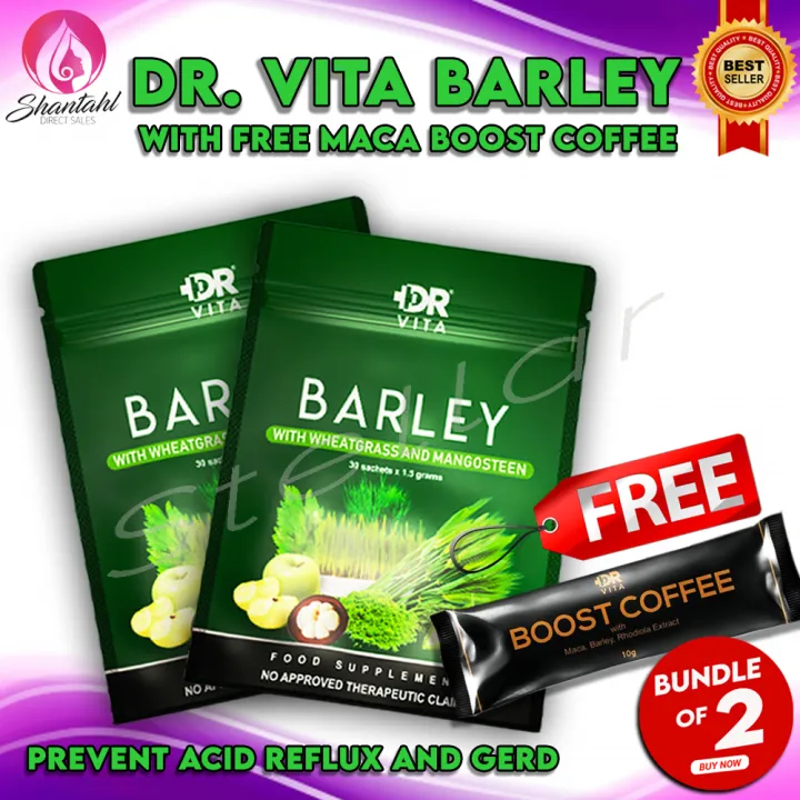 FREE SACHET OF COFFEE! BUNDLE OF 2! SALE! Original Dr. Vita Barley with ...