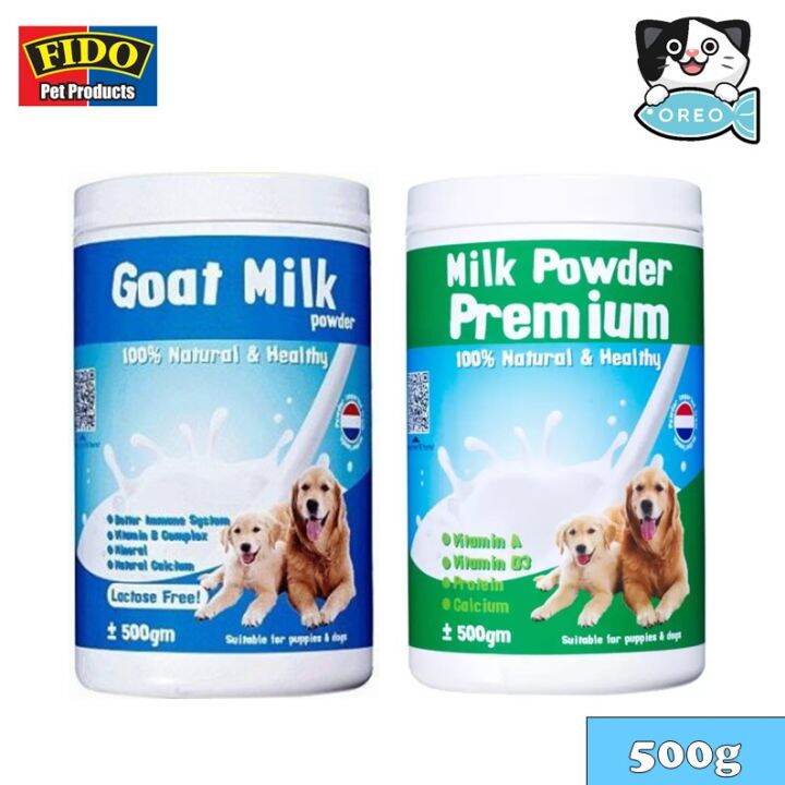 FIDO PREMIUM DOG PREMIUM MILK POWDER / GOAT MILK POWDER - 500g [OREO ...
