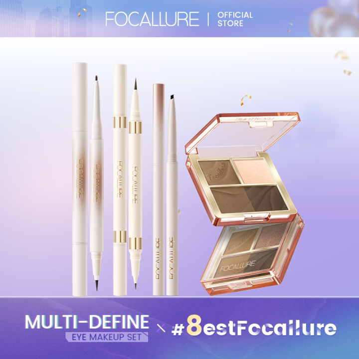 BPOM FOCALLURE Multi-define Eye Makeup Set X #8estFocallure 4pcs Eye ...