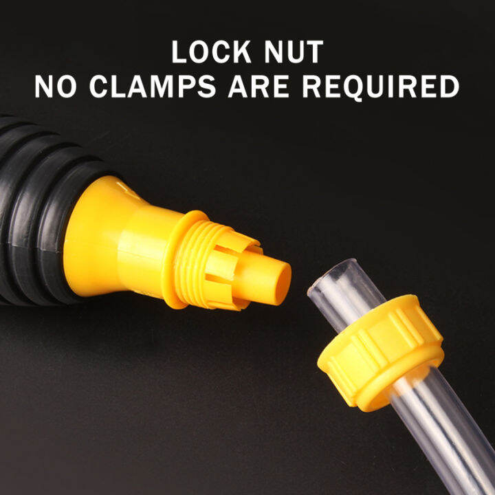 Universal Car Portable Manual Fuel Pump Transfer Hand Primer For Gas ...