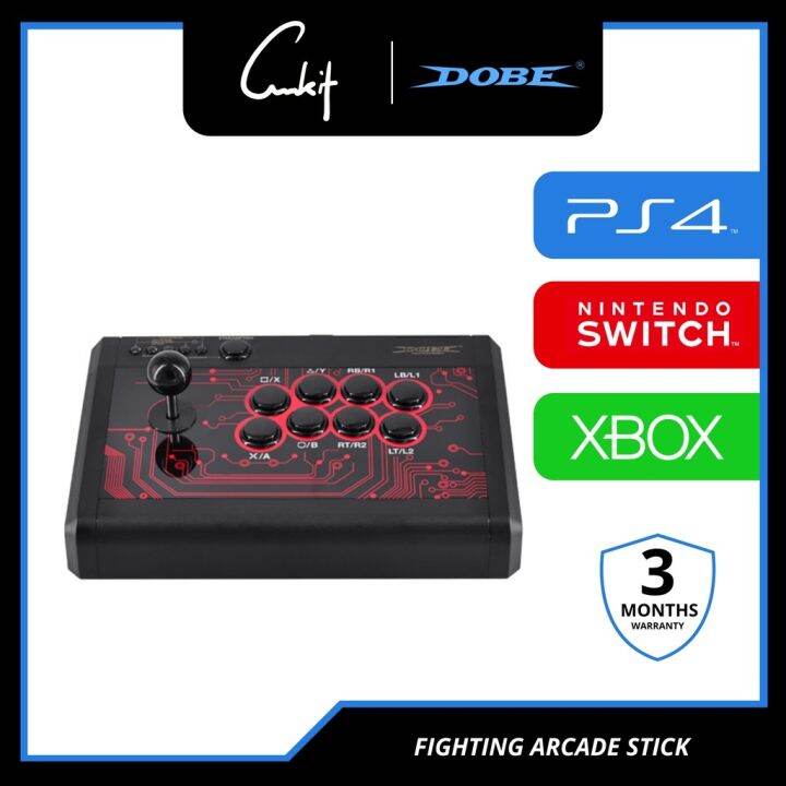 6.6 SALE 】DOBE PS4 Arcade Stick Fighter Controller Fighting Stick PS4 ...