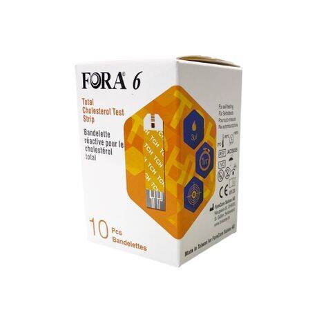 Fora 6 Plus Total Cholesterol Test Strips 10s (Original) | Lazada
