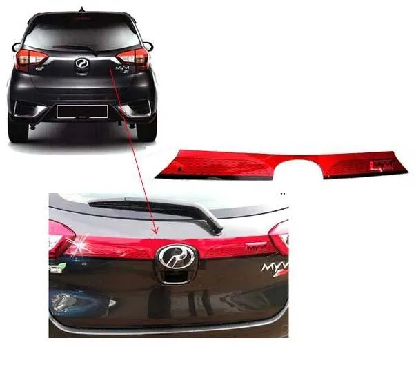 Myvi 18' Rear Bonnet/Back Door Reflector (Red) | Lazada