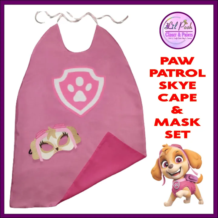 Lil Posh SKYE PAWDOG.PATROL Cape & Mask Set Cosplay/Costume | Lazada PH