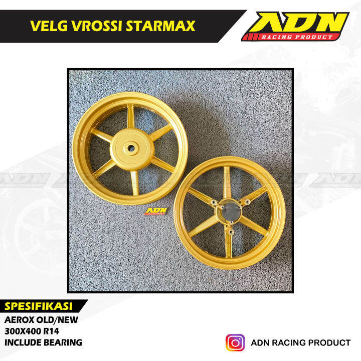 Velg Vrossi Starmax Yamaha Aerox 155 Old/New | Lazada Indonesia