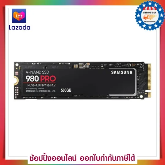 SAMSUNG 500 GB SSD (เอสเอสดี) 980 PRO M.2 2280 NVMe (MZ-V8P500BW ...