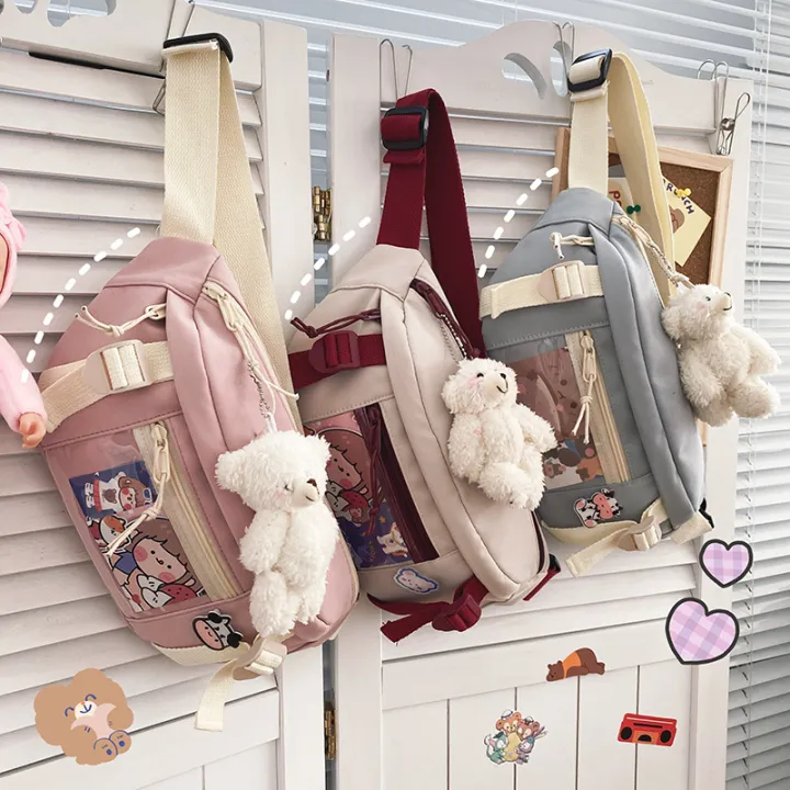 แฟชั่นเอวกระเป๋าผู้หญิงไนล่อนสันทนาการสีที่บริสุทธิ์ F Anny แพ็คสาว C ...