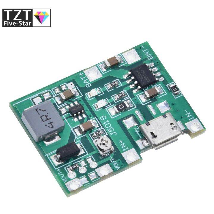 New Lithium Li Ion 18650 37v 42v Battery Charger Board Dc Dc Step Up Boost Module Tp4056 Diy