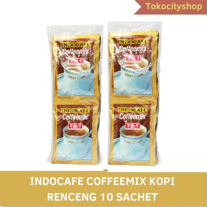 INDOCAFE COFFEEMIX KOPI RENCENG 10 SACHET | Lazada Indonesia