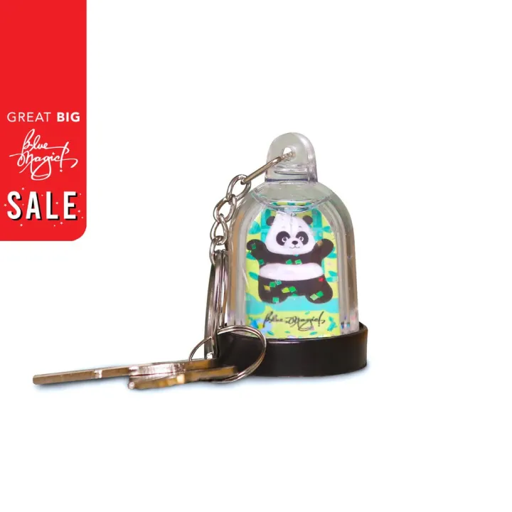 Blue Magic Panda Waterball Key Chain | Lazada PH