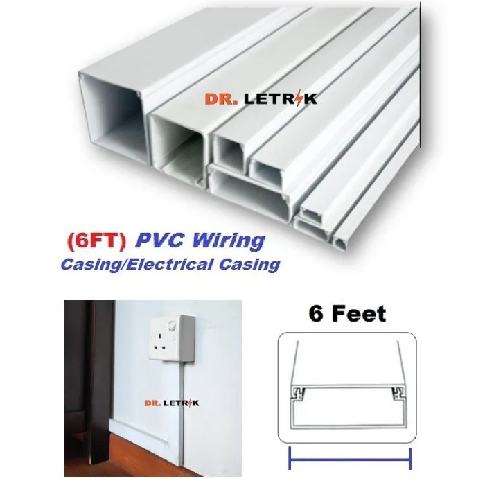 PVC Trunking / Wiring Casing / Electrical Casing/ Trunking Wire ...