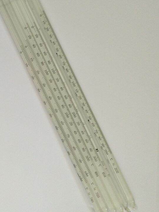 Covering liquid mercury thermometer with local immersion line -30-100 0 ...