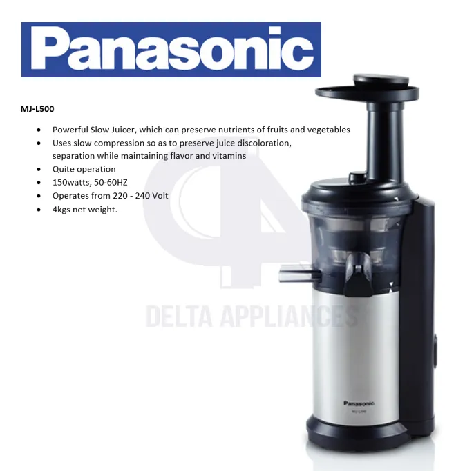 Panasonic MJ-L500 Juice Extractor | Lazada PH