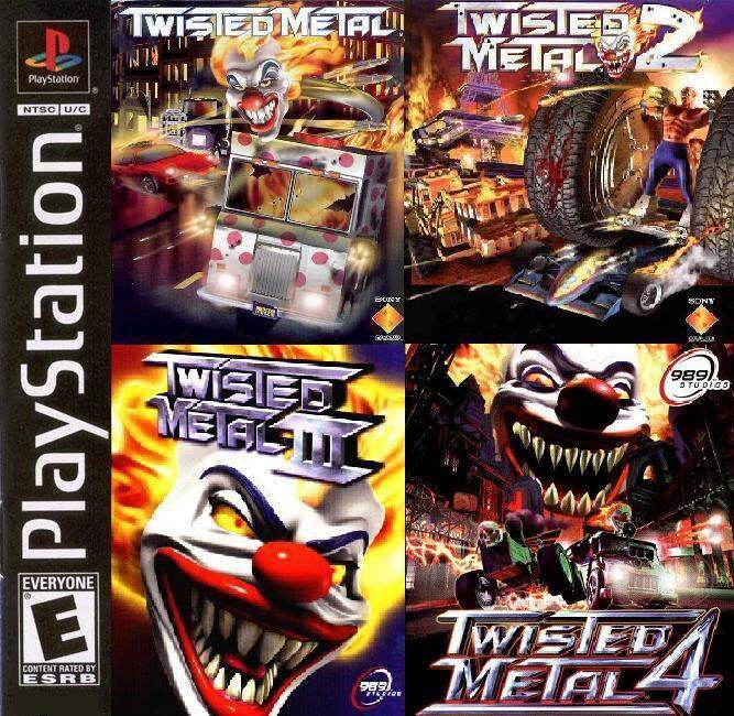 [PS1] Twisted Metal Collection 4 in 1 (1 DISC) เกมเพลวัน แผ่นก็อปปี้ไรท ...