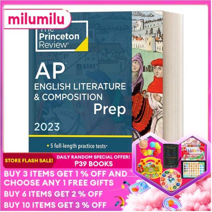Milumilu Princeton Review AP English Literature Composition Prep 2023 ...
