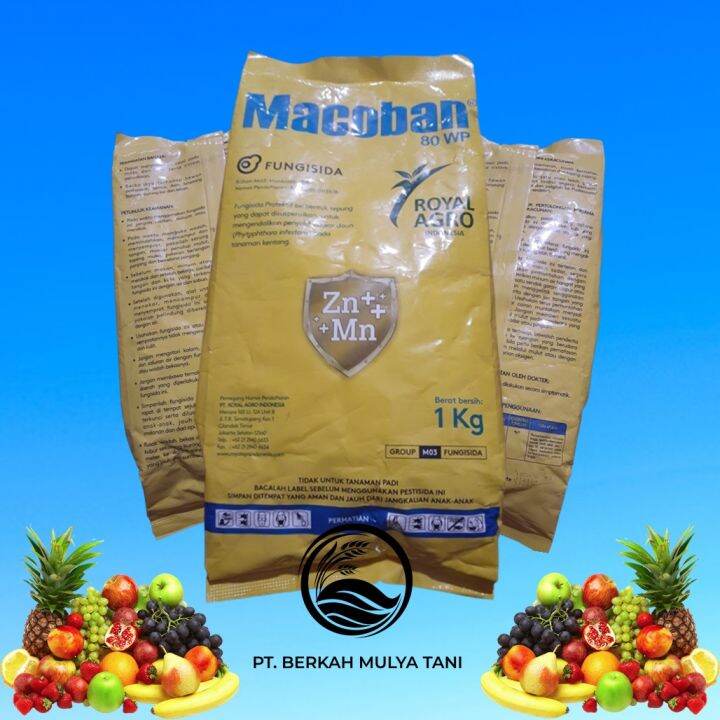 Obat Pertanian Fungisida Mankozeb Macoban 80 wp 1 Kg | Lazada Indonesia