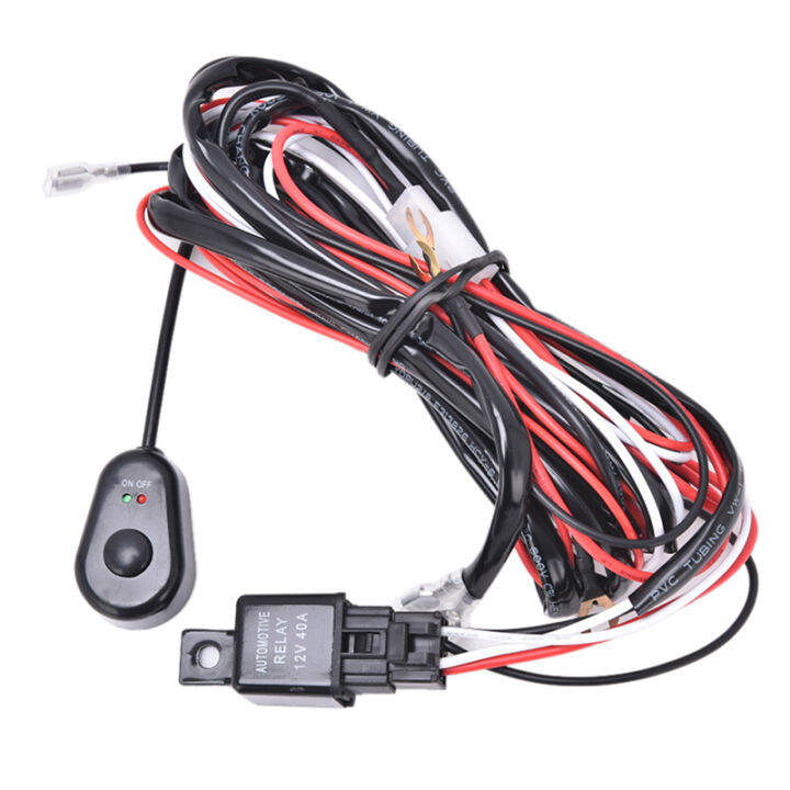 Sky Wing 12V 40A Remote Control Wiring Harness Strobe Switch Relay LED ...