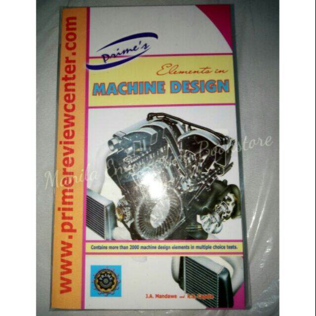 ORIG PRIME's ELEMENTS IN MACHINE DESIGN POCKET Capote | Lazada PH