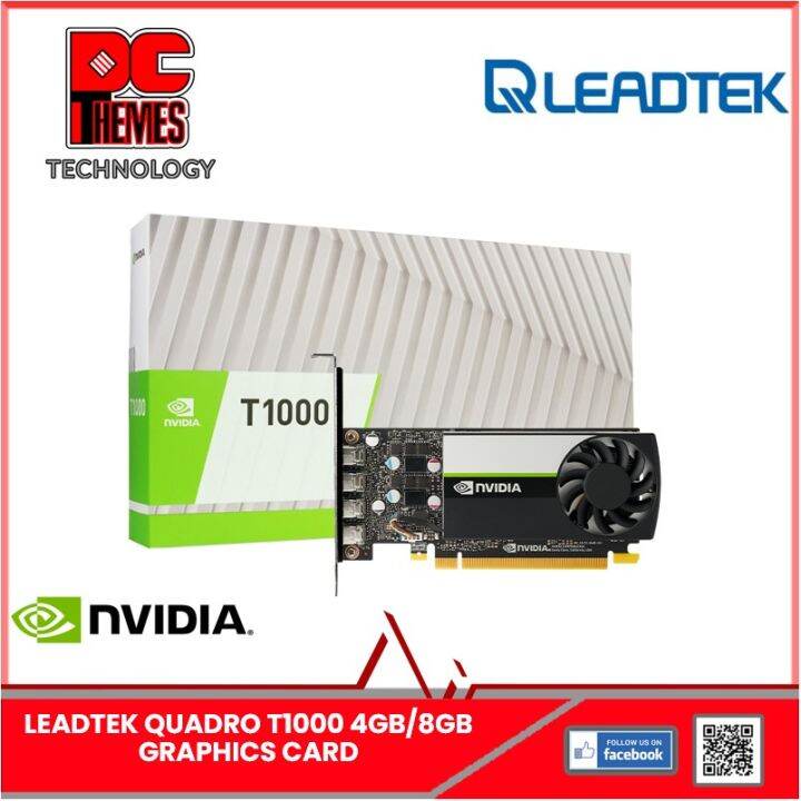 LEADTEK QUADRO T1000 4GB/8GB GRAPHICS CARD | Lazada Singapore