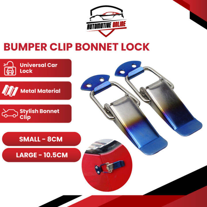 Bumper Clip Bonnet Lock Car Lock Universal Bumper Bonnet Clip Titanium ...