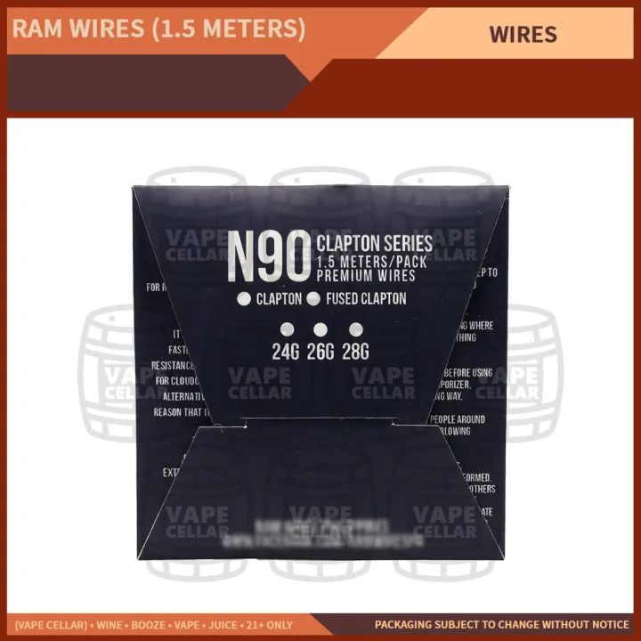 Ram Wires Clapton Series Fused Clapton (23 GA, 24 GA, 26 GA, 28 GA ...