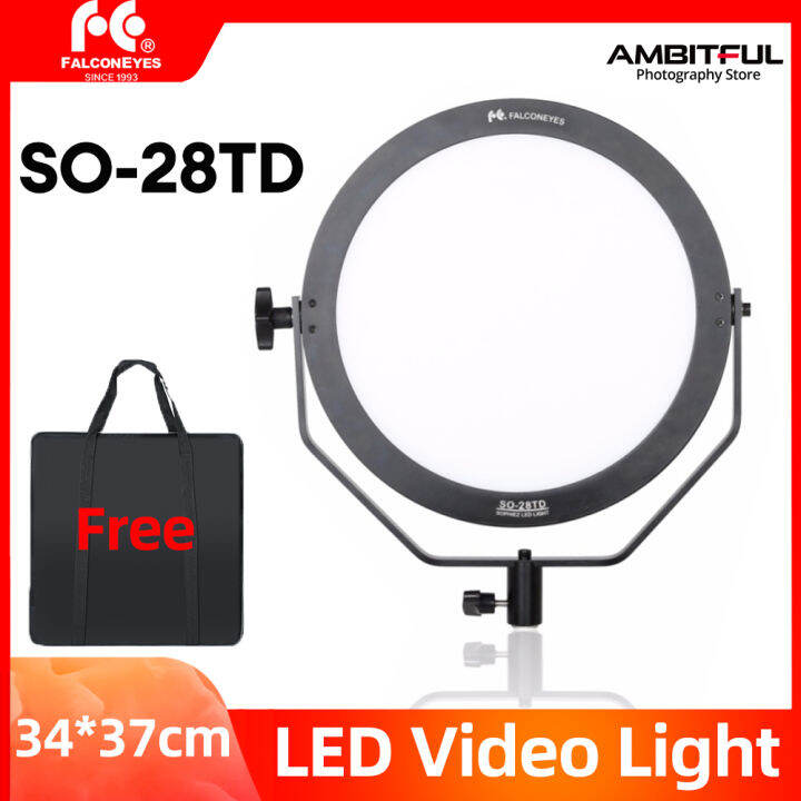 FalconEyes SO-28TD Led Studio Video Soft Light 28W Beauty Panel Lamp ...
