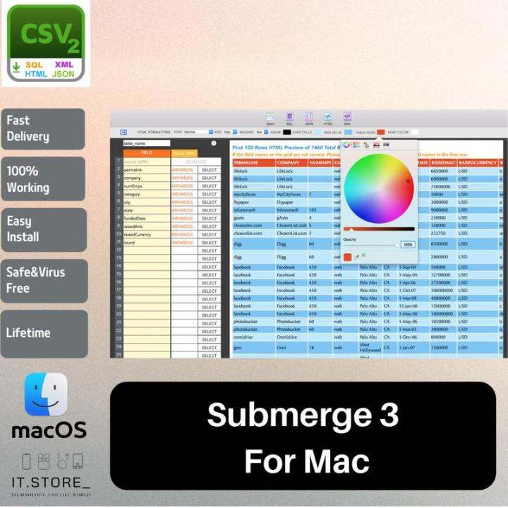 【MAC】CSV Converter Pro 2 Lifetime for Intel and M1 Chip Apple Silicone MacOs/Macbook/Mac ...