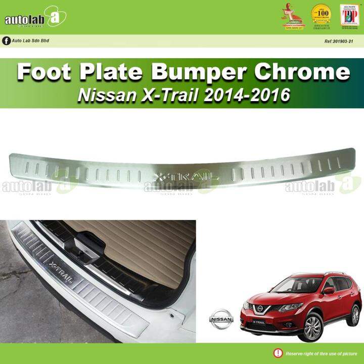 Foot Plate Rear Bumper Chrome OEM Nissan X-Trail 2014-2016 | Lazada